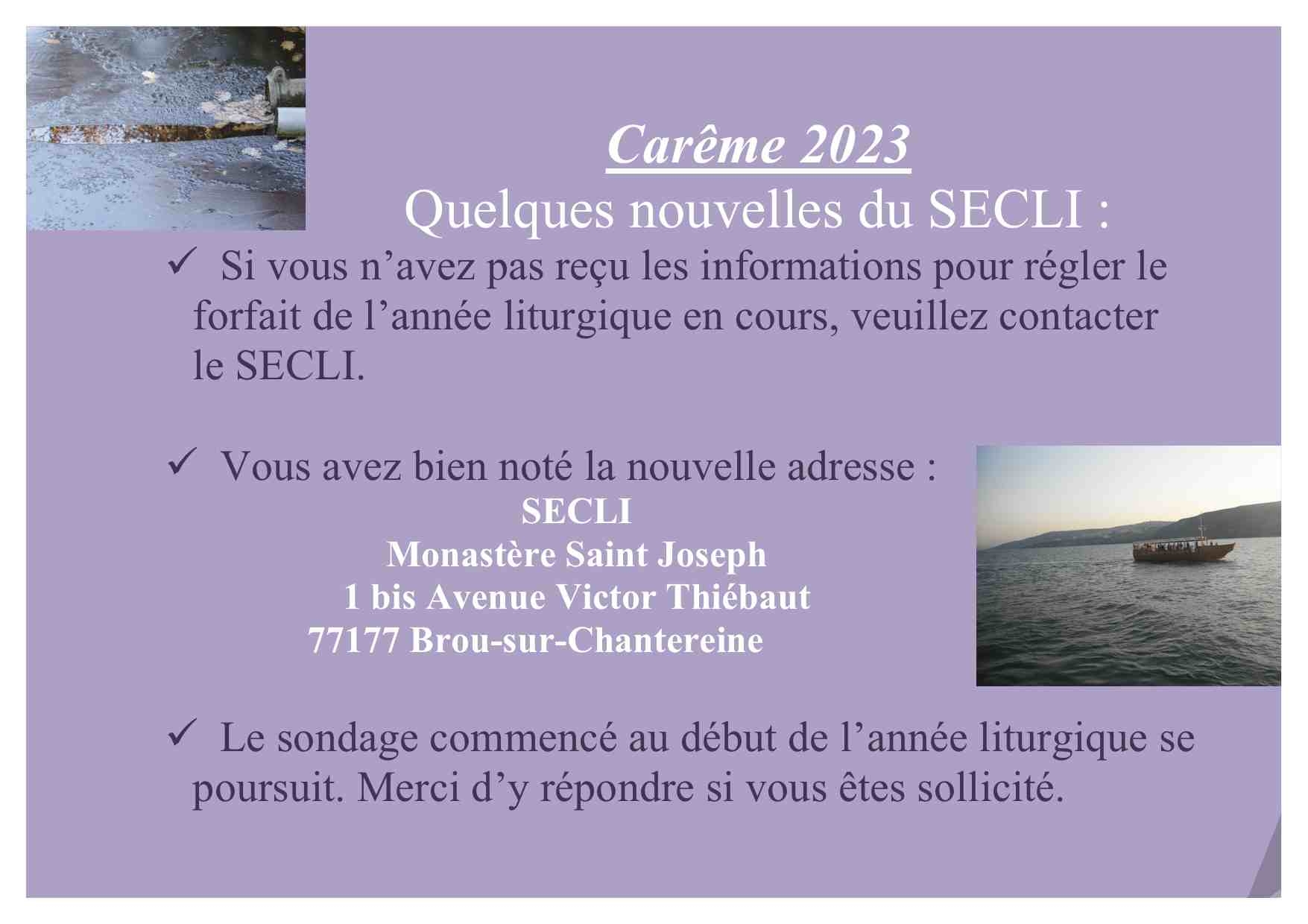 Actualités et informations | SECLI